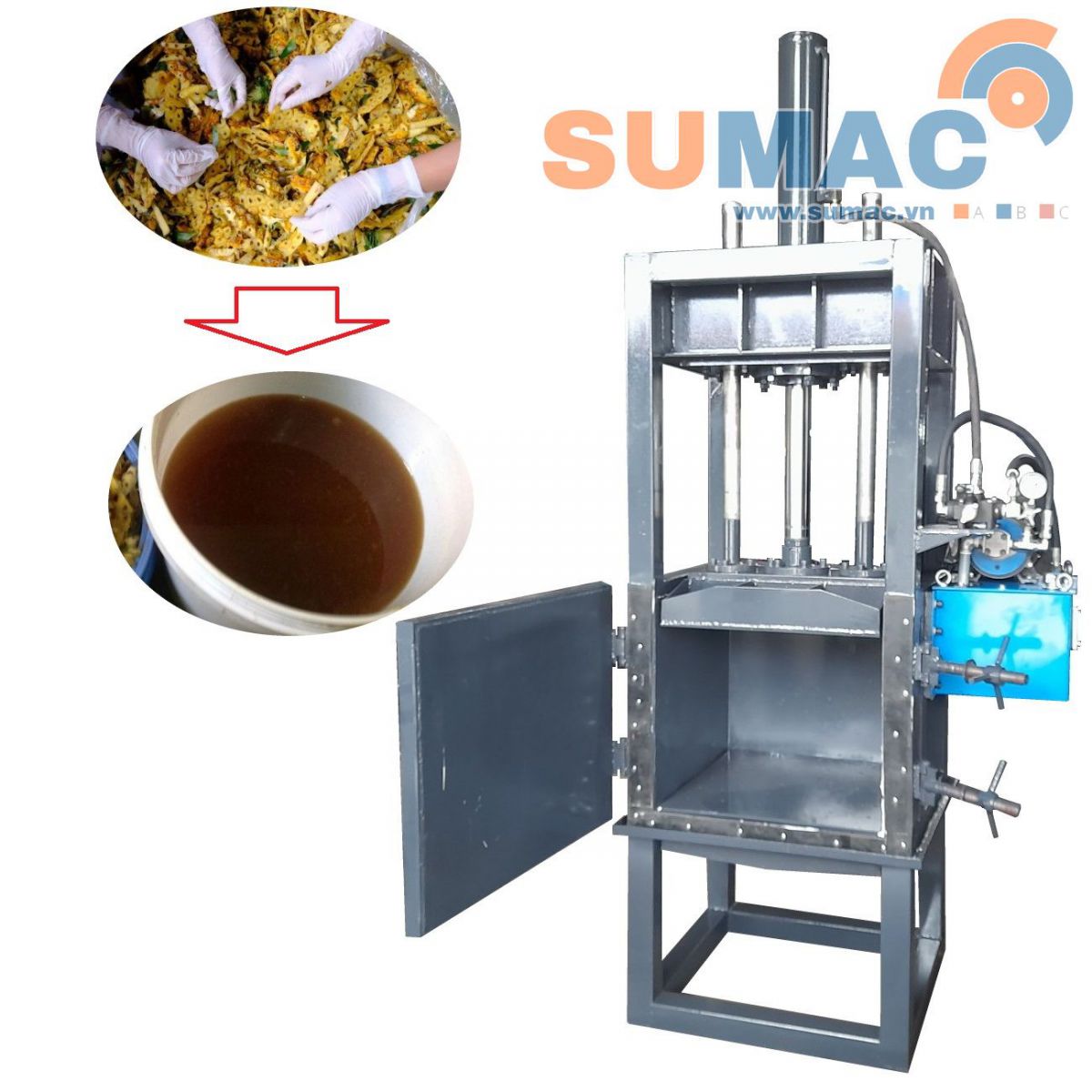 Máy ép Rau Củ Quả Tách Nước